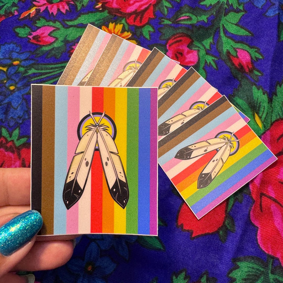 Two Spirit 3in Vinyl Sticker - Etsy
