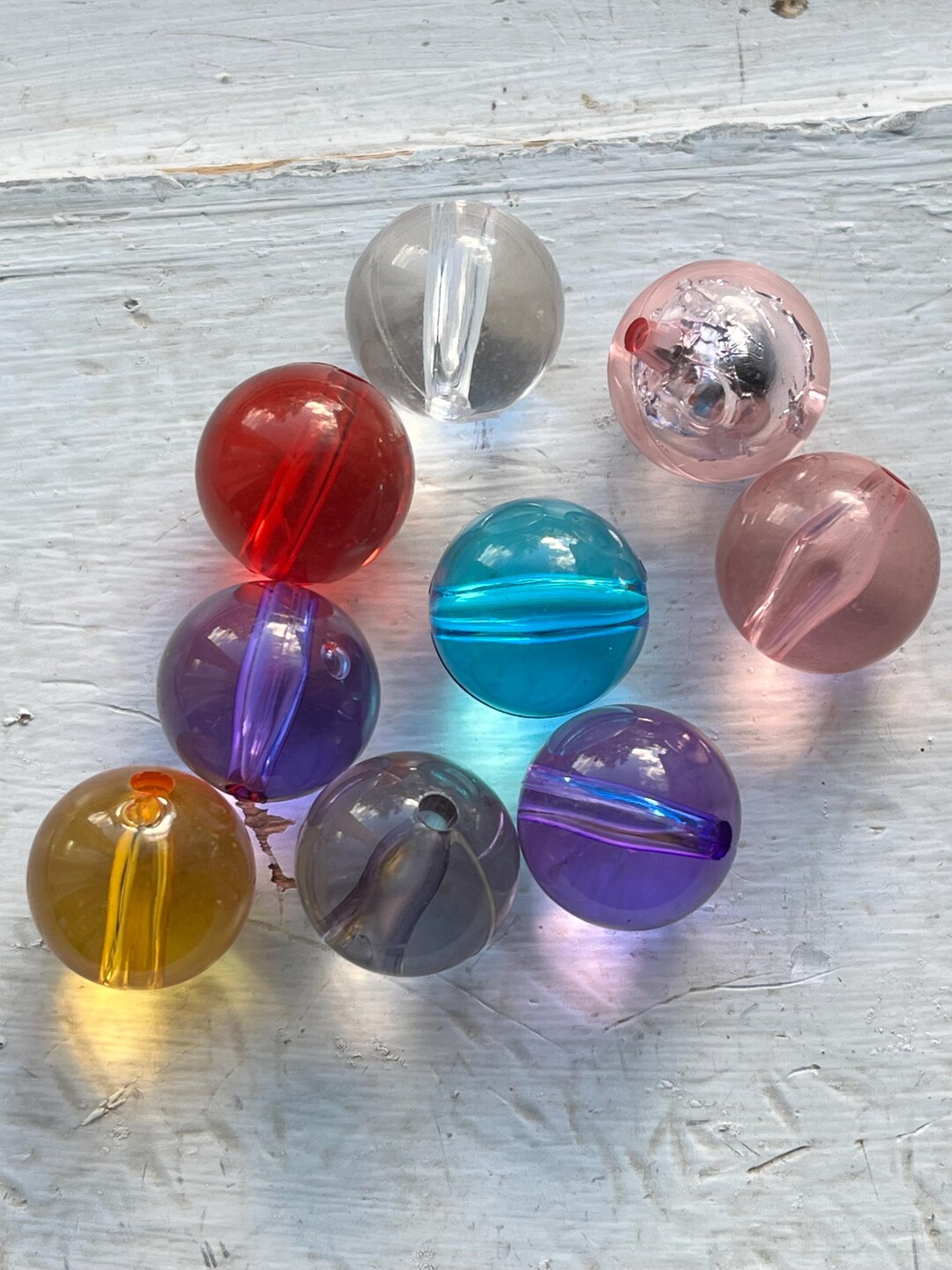 RAINBOW BRITE-ISH 20mm 9 Pack Bubblegum CH482 Chunky Wholesale Acrylic ...