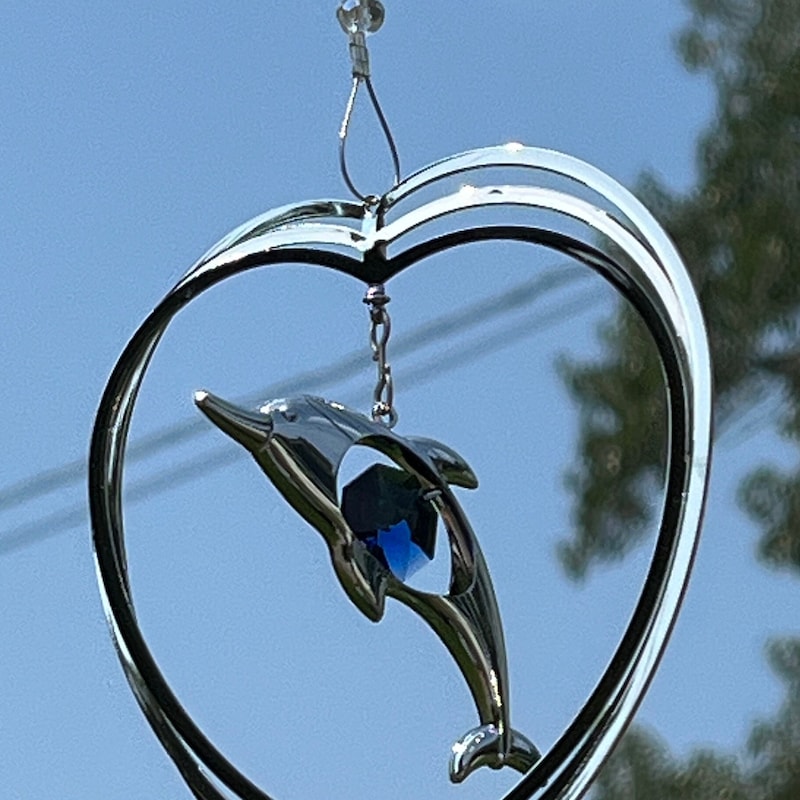 Dolphin Suncatcher - Etsy