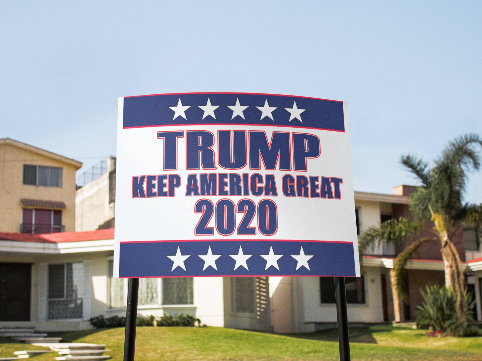 Trump 2020 Yard sign 24x18 yard sign Republican President | Etsy