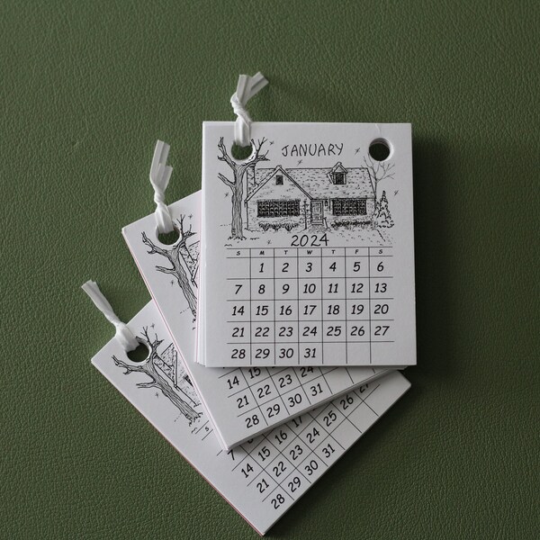 Block Calendar - Etsy