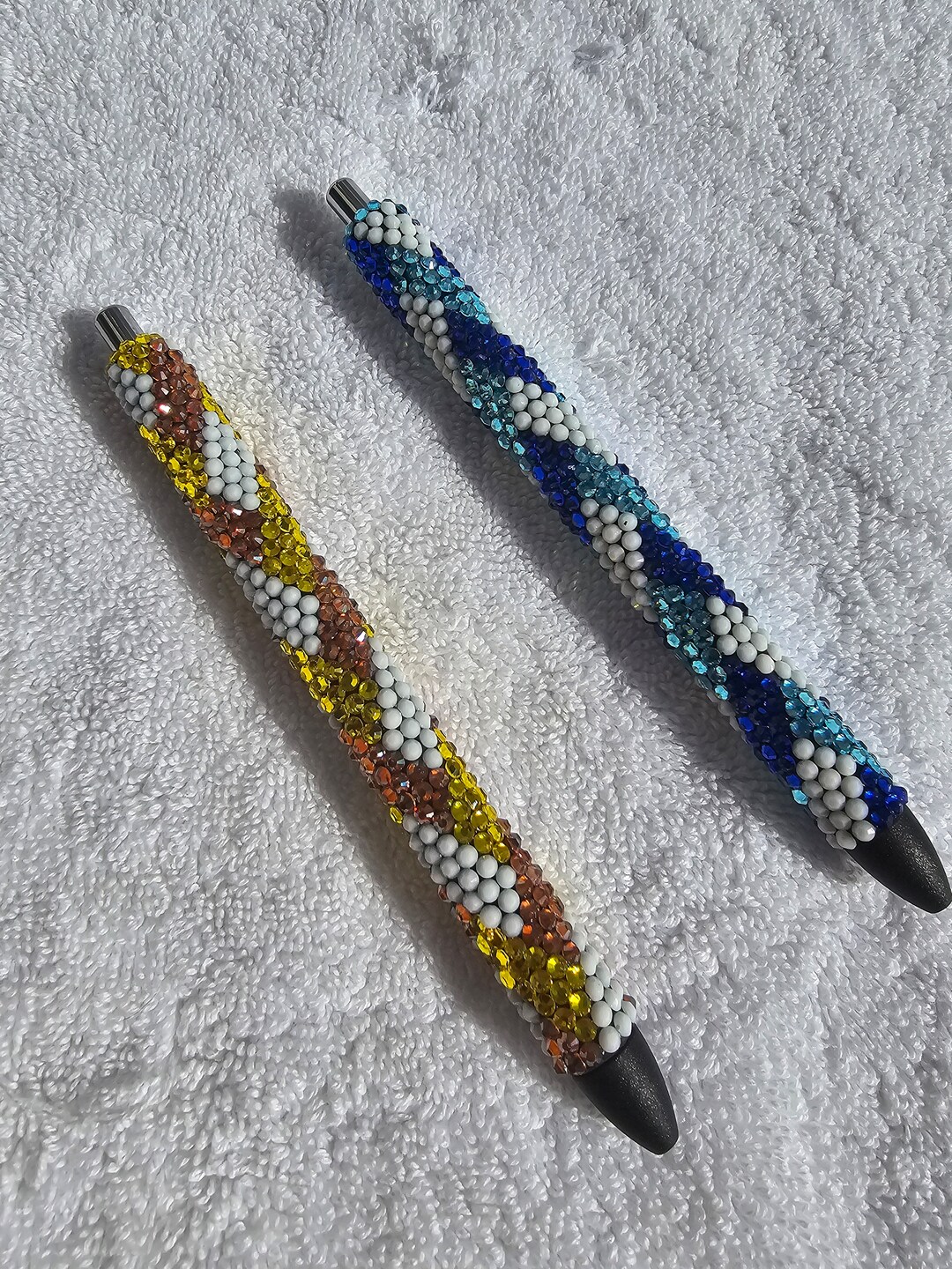 Rhinestone Gel Pens, Bling Pens, Bedazzled Pens, Infinity Braid, Ink ...