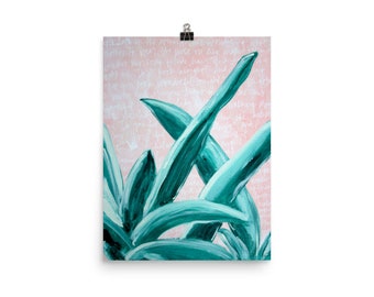 Roses With Outkast Lyrics Hand-lettered Painting Art Print - Etsy