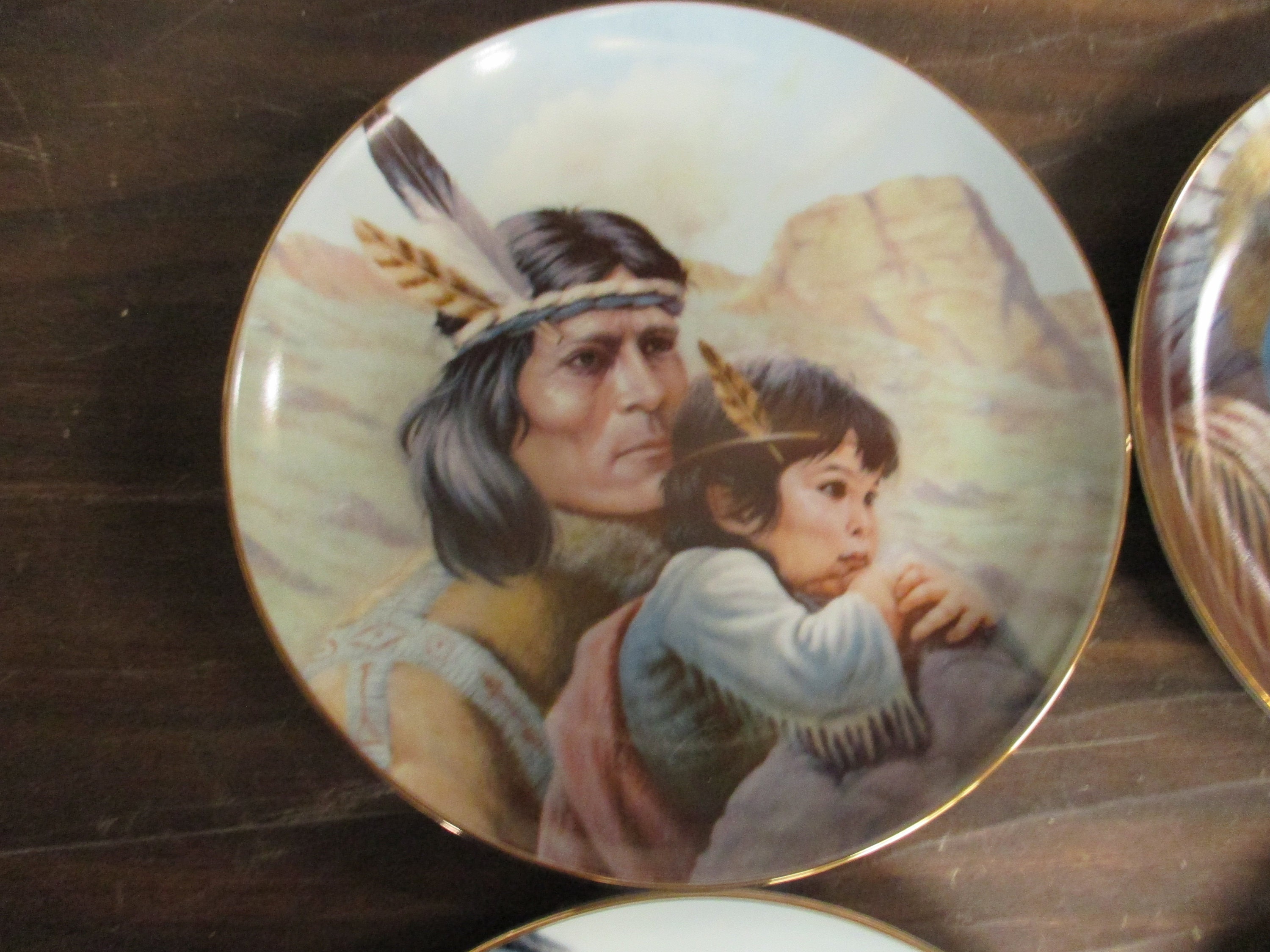 8pc American Indian Heritage Collector Plates by Perillo Complete Set ...