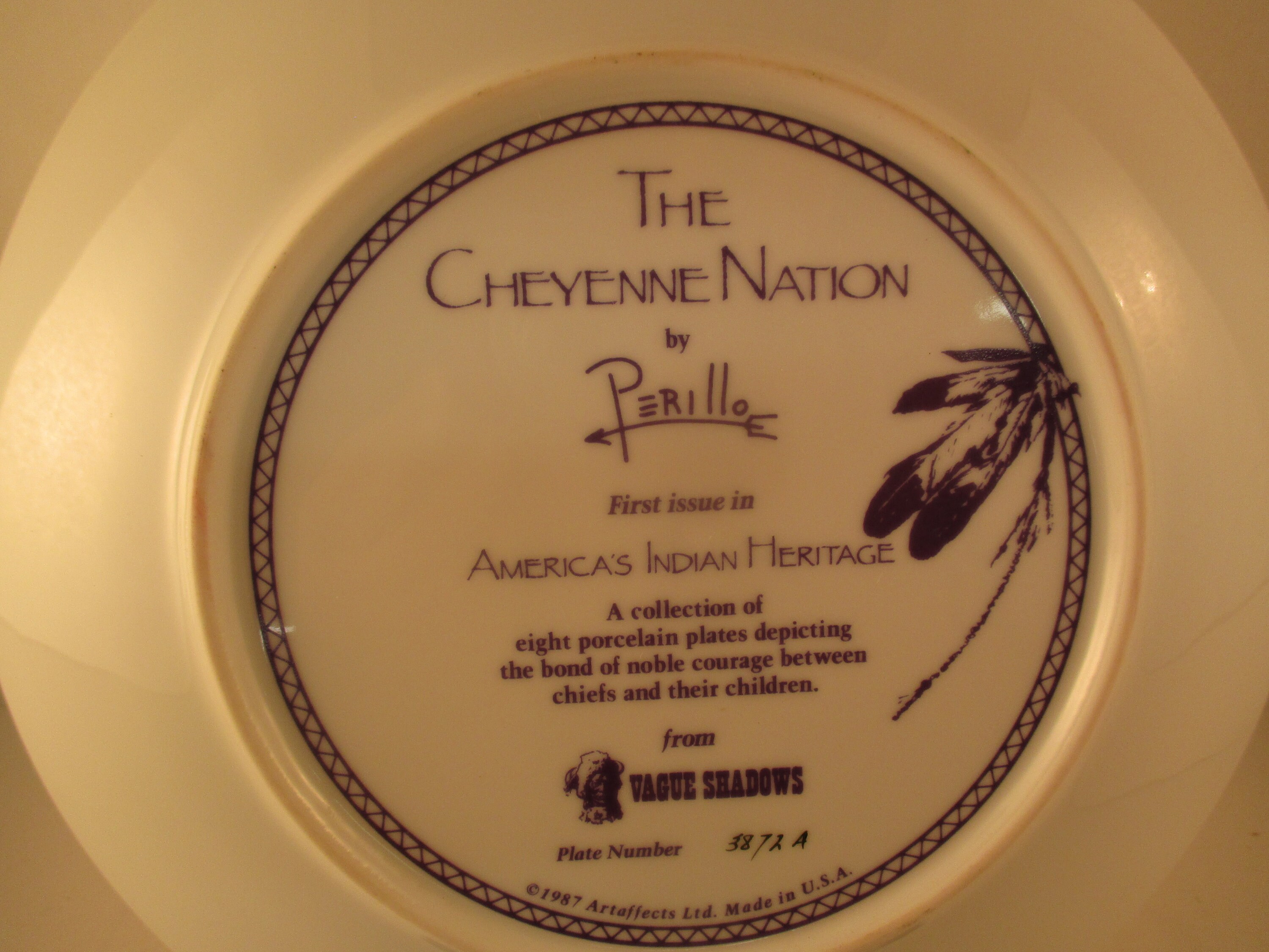 8pc American Indian Heritage Collector Plates by Perillo Complete Set ...