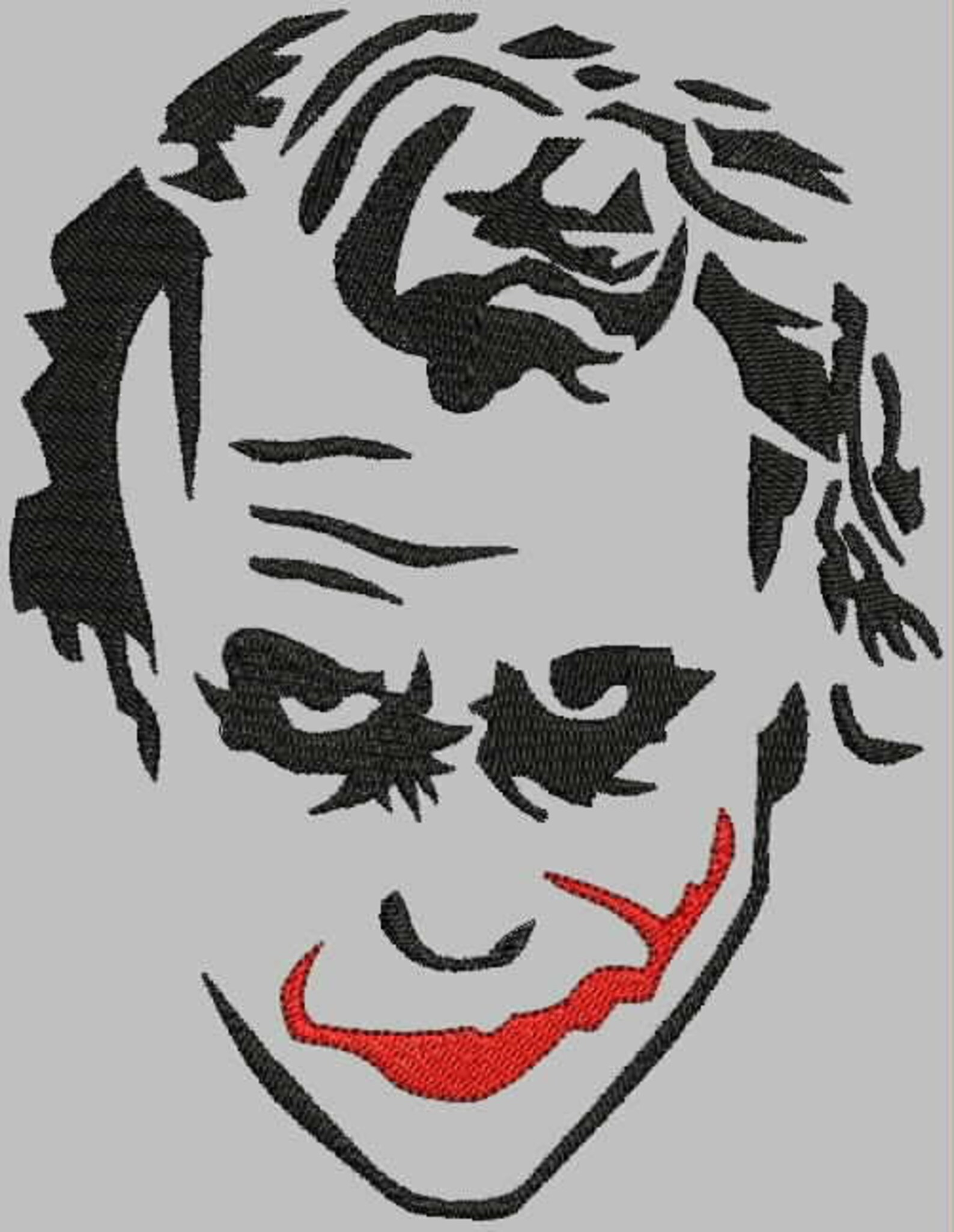 Joker Embroidery Design/Embroidery machine design/machine | Etsy