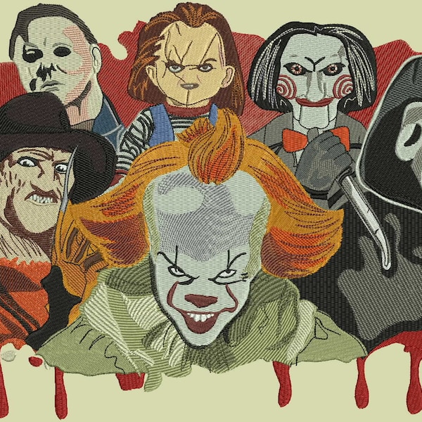 Halloween Horror Pes - Etsy