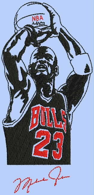 Michael Jordan Embroidery Design/embroidery Machine | Etsy