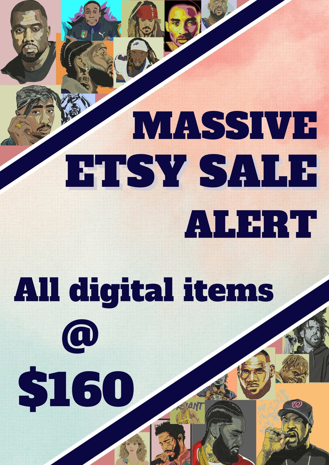 Embroidery Digital Files Pes/embroidery Designs Sale/bundle Designs/digital File Sale/custom ...