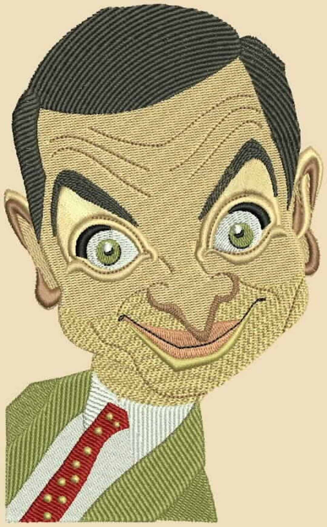 Mr Bean Embroidery Design/embroidery Machine Design/machine - Etsy