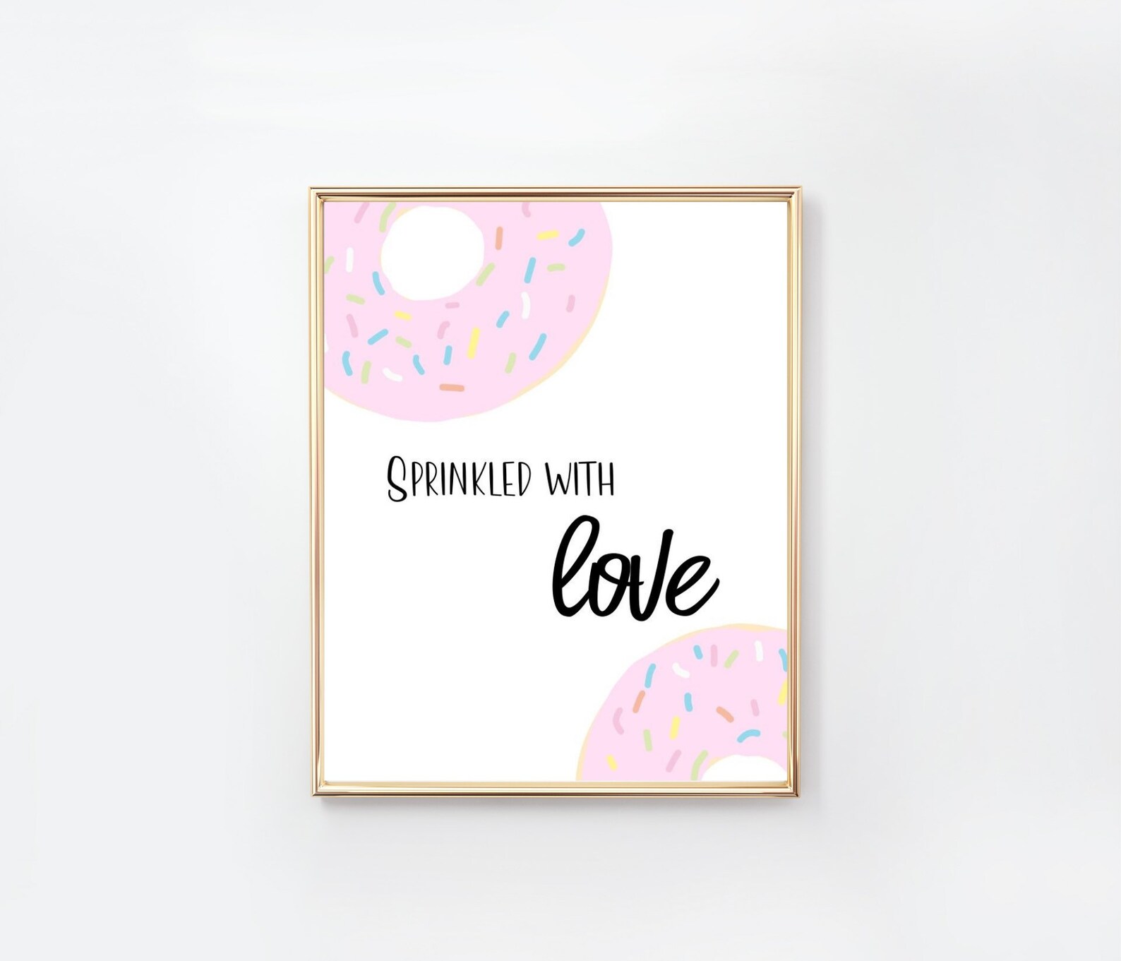 Sprinkled With Love Sign - Etsy