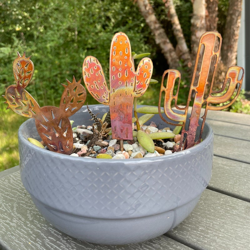 Copper Metal Succulent - Etsy