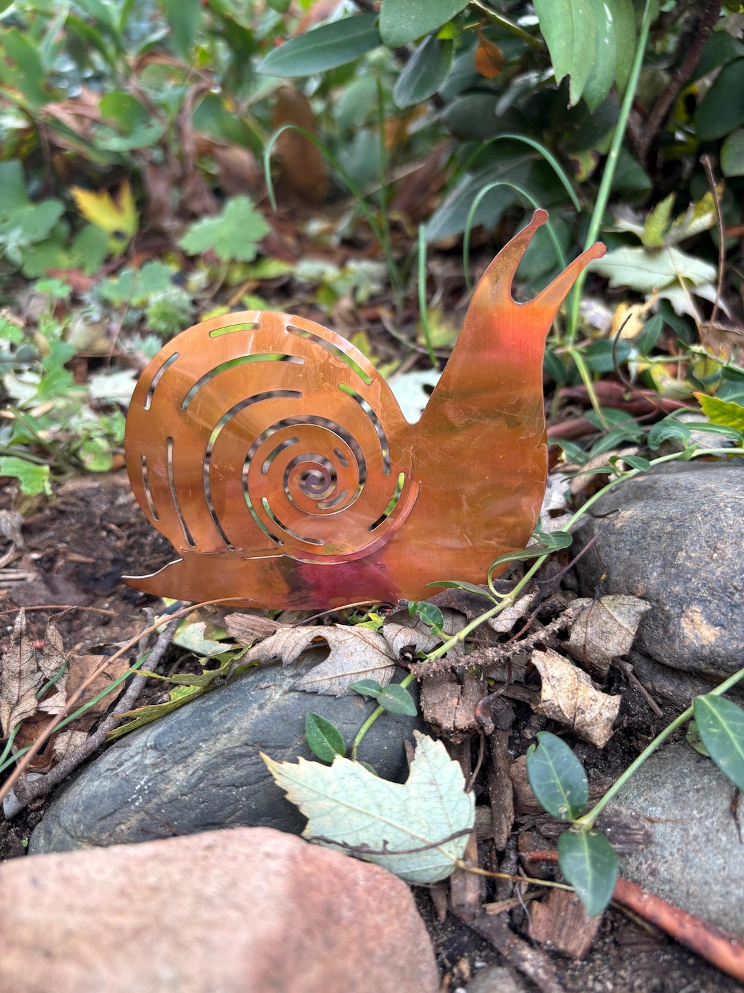 Natural Copper Snail - Etsy