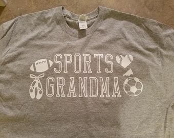 Sports grandma | Etsy
