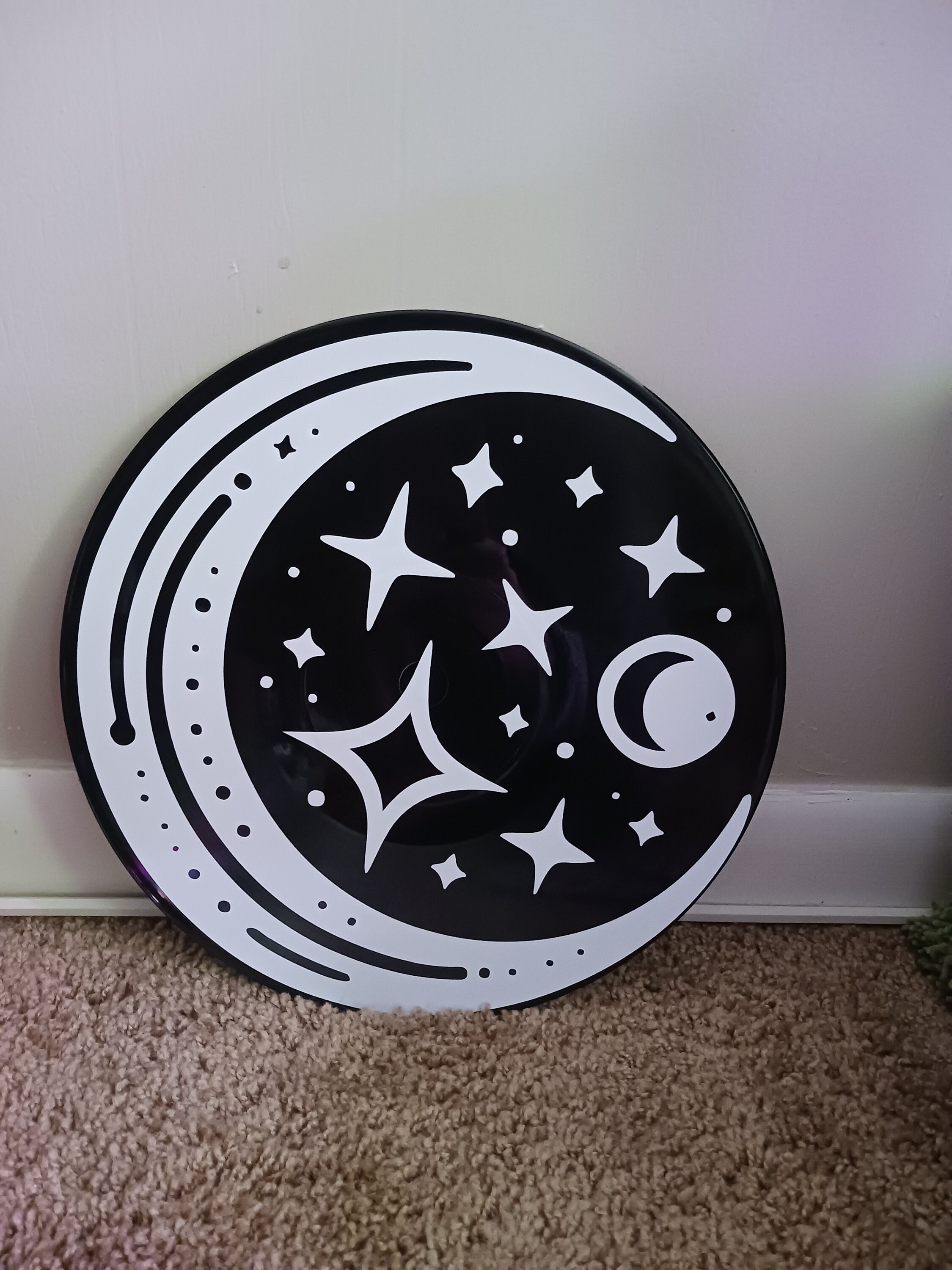 Vinyl Record Moon Art - Etsy