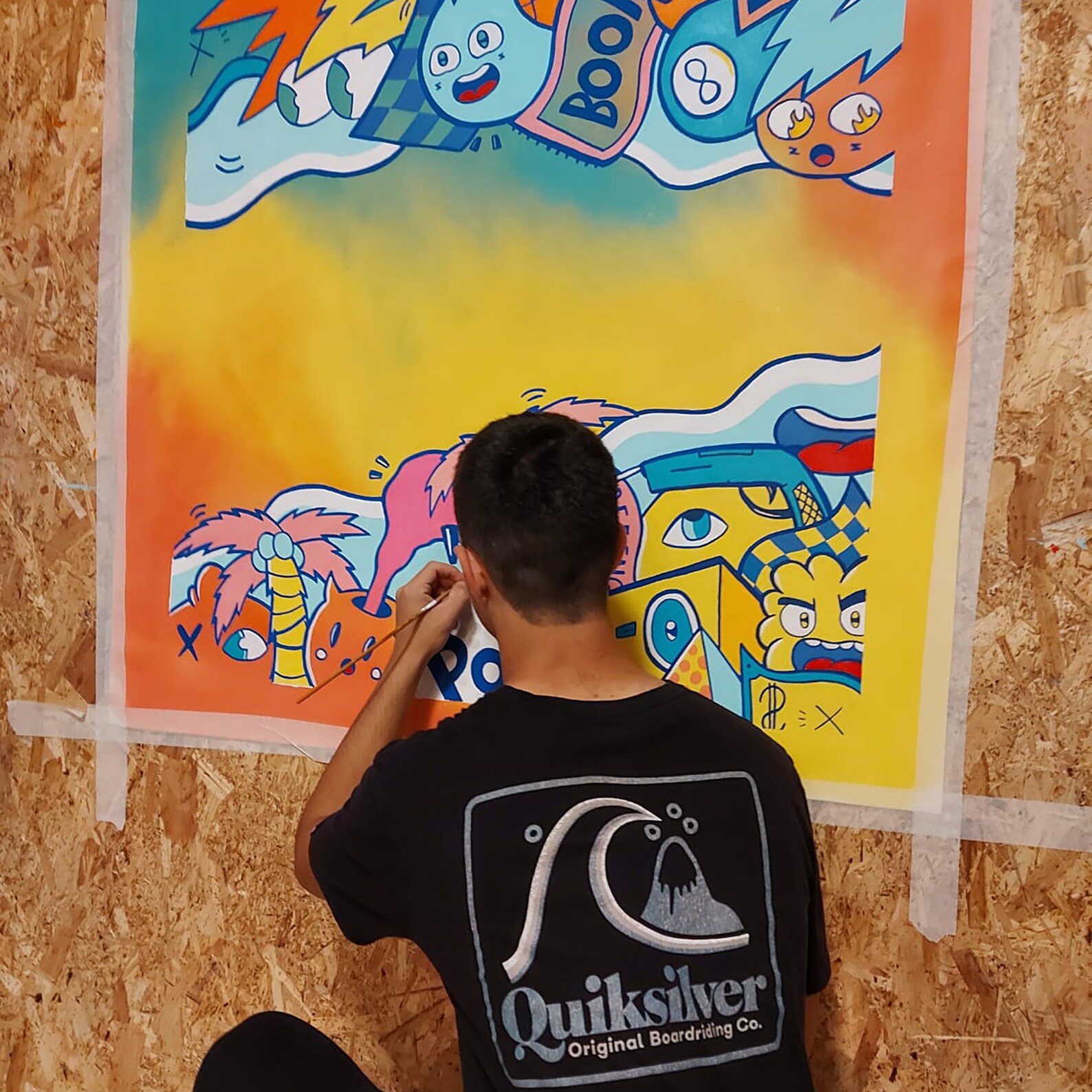 Kfir Tager Original Painting on Canvas Summer Wall Painting | Etsy