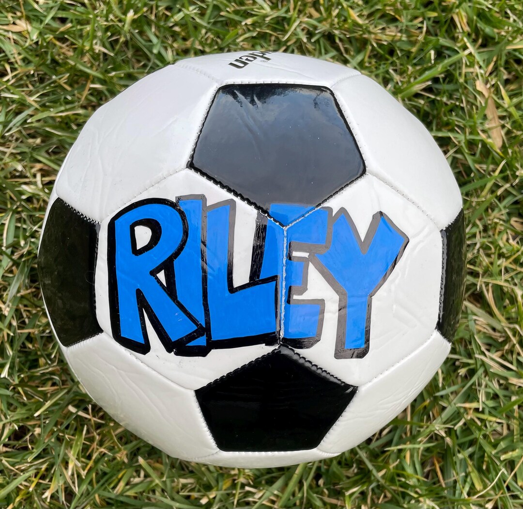 Handpainted Personalized Soccer Ball: Kids Birthday Gift - Etsy