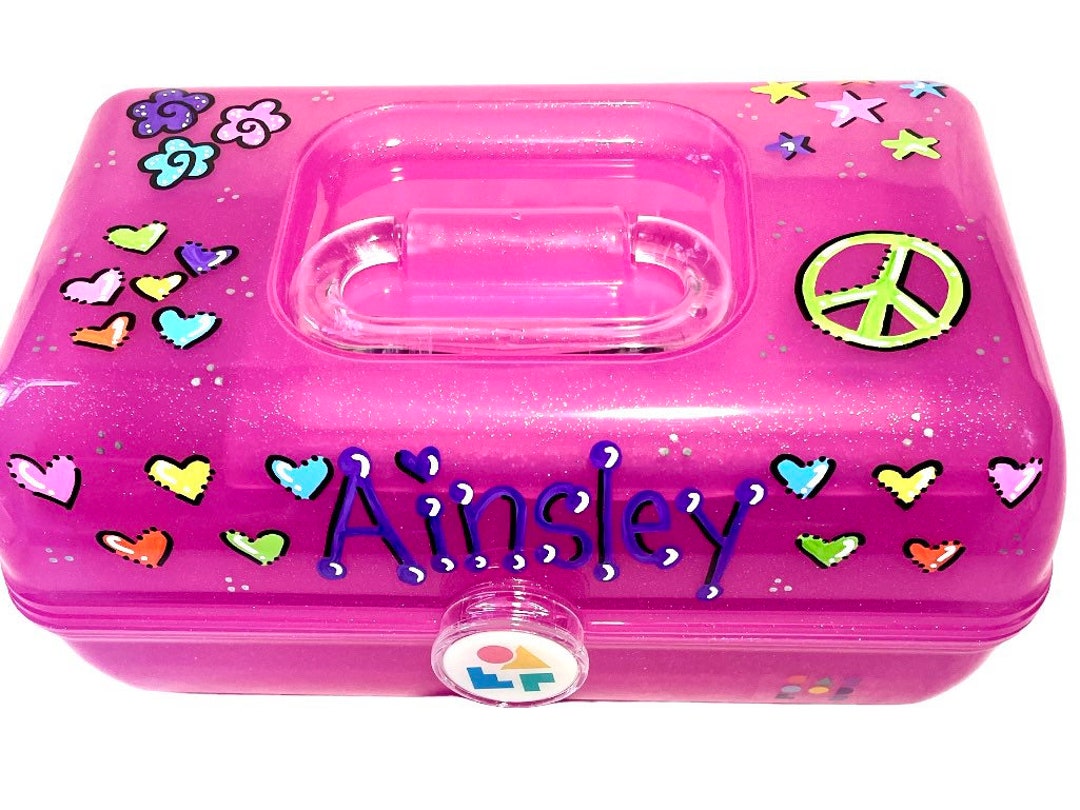 Personalized Caboodle: Kids Makeup & Jewelry Organizer - Etsy