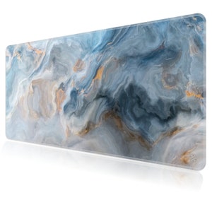 XXL Extended Gaming Mouse Pad 35.4x15.7 - Deep Blue Ocean | Non-slip ...