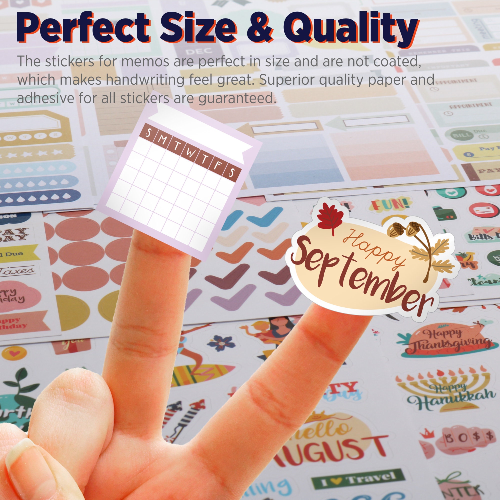 Daily Planner sticker pack 1050 Cute stickers 14 | Etsy