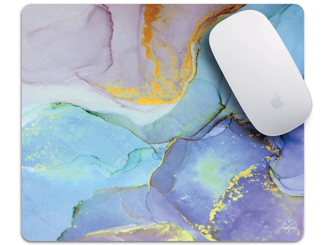 Mouse Pad Custom - Purple Ocean | Unique and Personalized Marbling ...