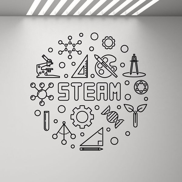 Stem Wall Decal - Etsy