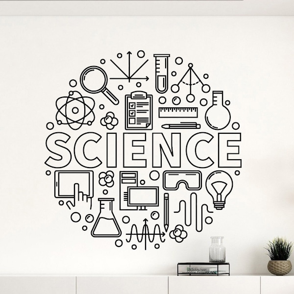 Science Wall Decals - Etsy