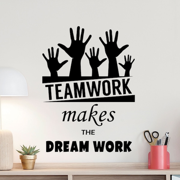 Teamwork Wall Art - Etsy