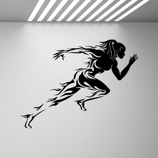 Running Decal - Etsy