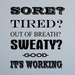 Gym Wall Decal Sweat Poster Sport Fit Motivational Quote Vinyl Sticker ...