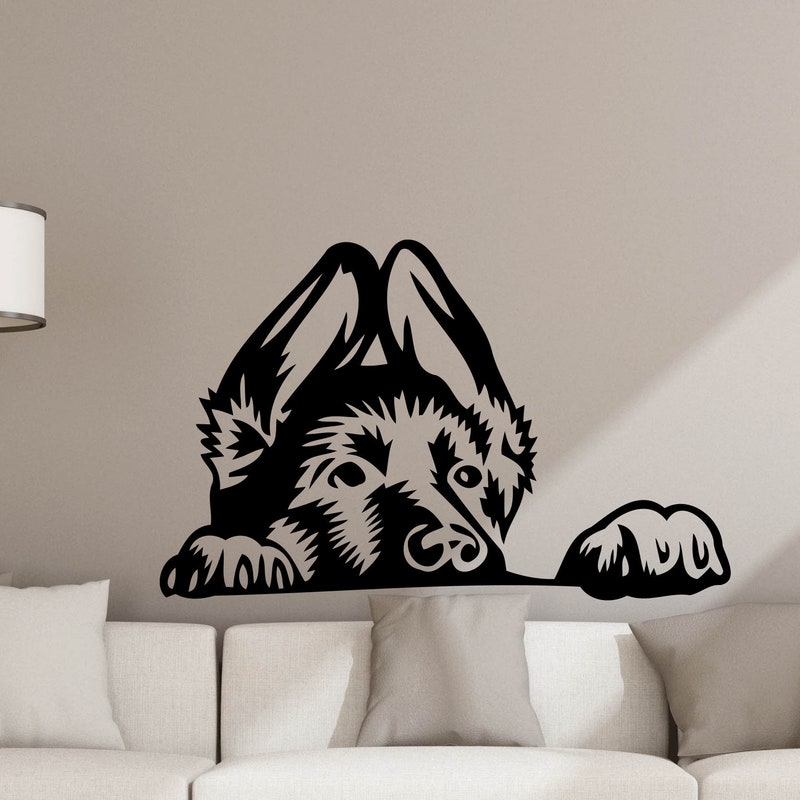 Dog Wall Decal - Etsy
