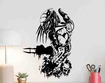 Predator Movie Film Vinyl Decal Sticker Wall Door Window Car Van Bike ...