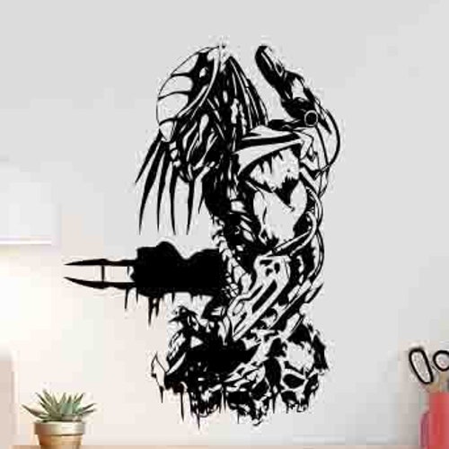 Predator Wall Decal Sign Superhero Poster Gift Kids Bedroom | Etsy