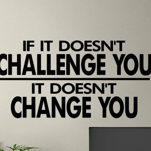 Motivational Quote Gym Wall Decal Ability Motivation Etsy