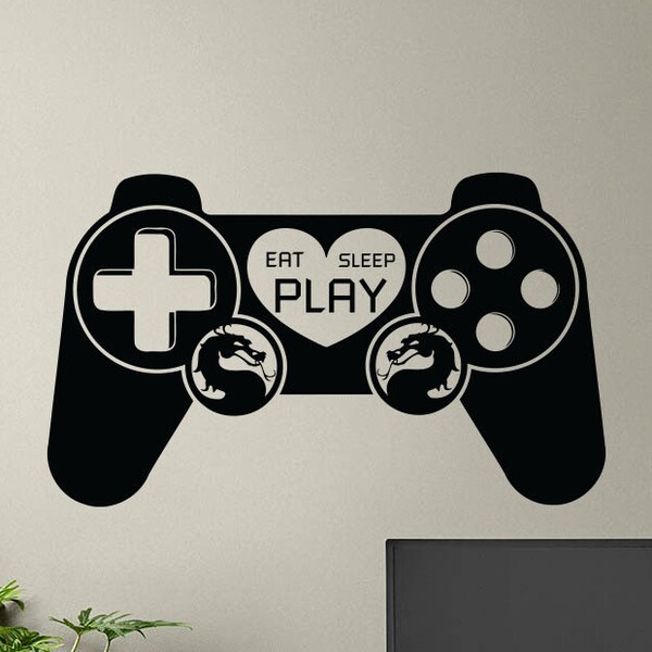 Eat Sleep Game Decal - Etsy