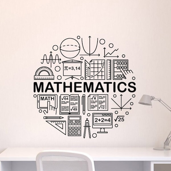 Math Decal - Etsy