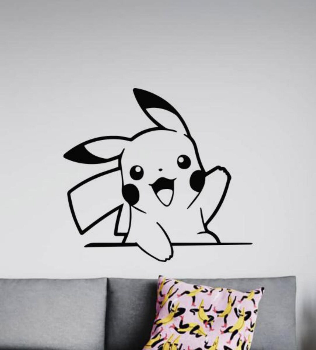 Pika Wall Decal Vinyl Sticker Wall Decor Window Door Sign Gift Wall Art ...