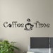 Coffee Time Wall Decal Office Poster Coffee Time Sign Office Stencil ...
