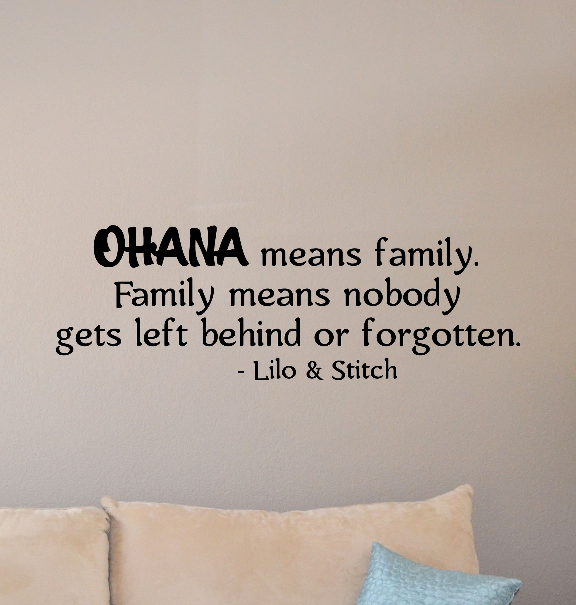 Cita De Lilo Y Stitch Ohana Ohana Significa Familia