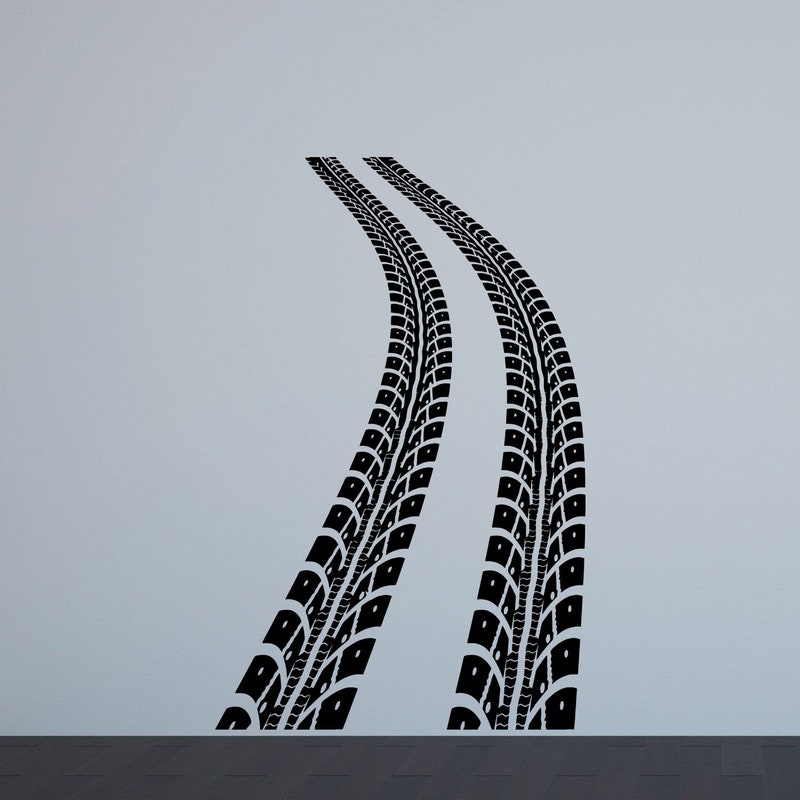 Tire Tracks Stickers - Etsy