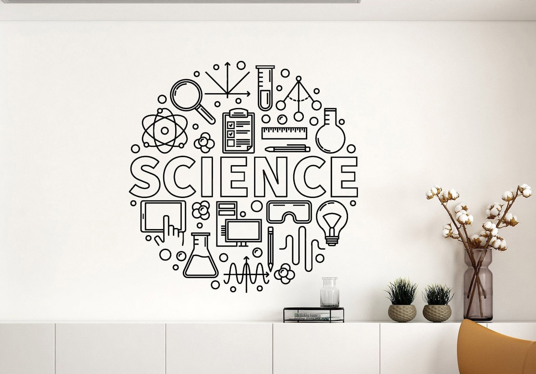 Science Wall Decal Classroom Wall Decor Sign Education Poster Chemistry ...