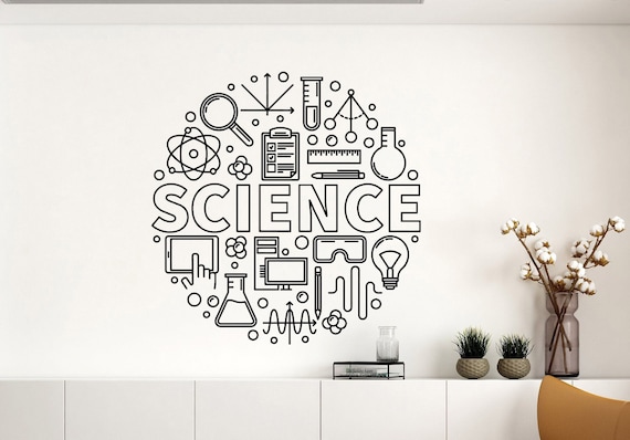 Science Wall Decal Classroom Wall Decor Sign Education Poster | Etsy