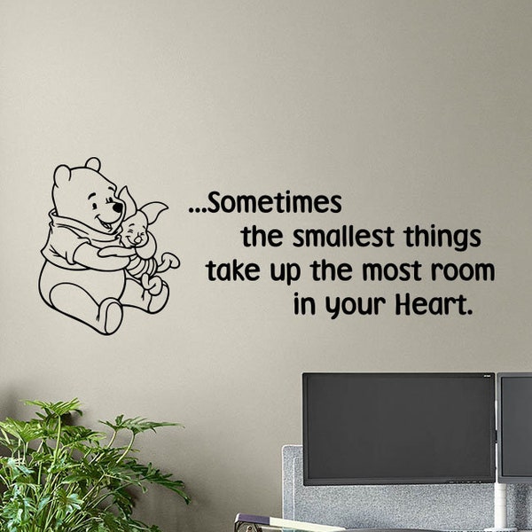 Sometimes the Smallest Things Decal - Etsy