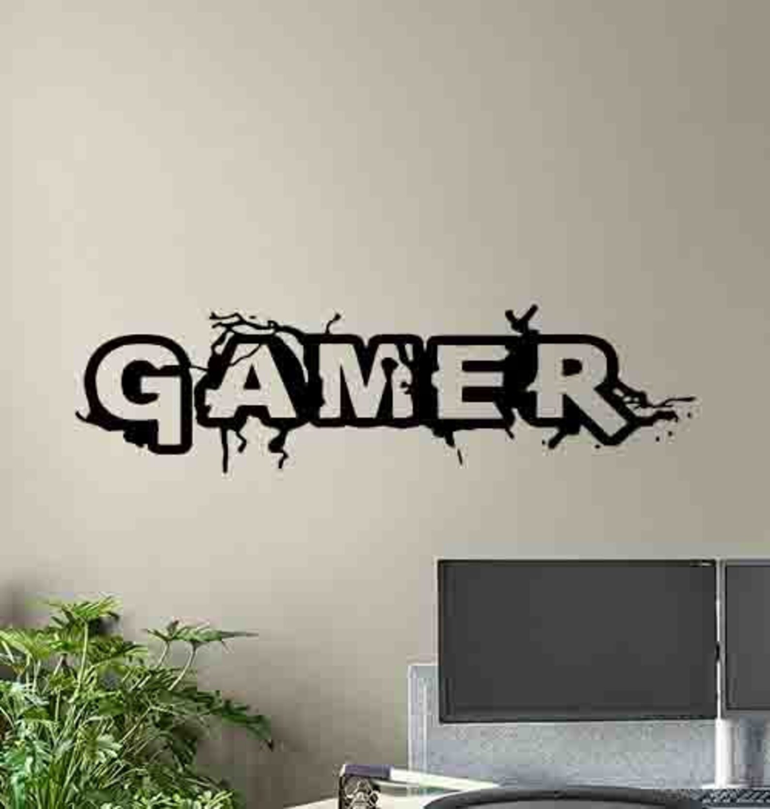 Gamer Wall Decal Gamer Room Sign Gamer Poster Playroom Gaming - Etsy