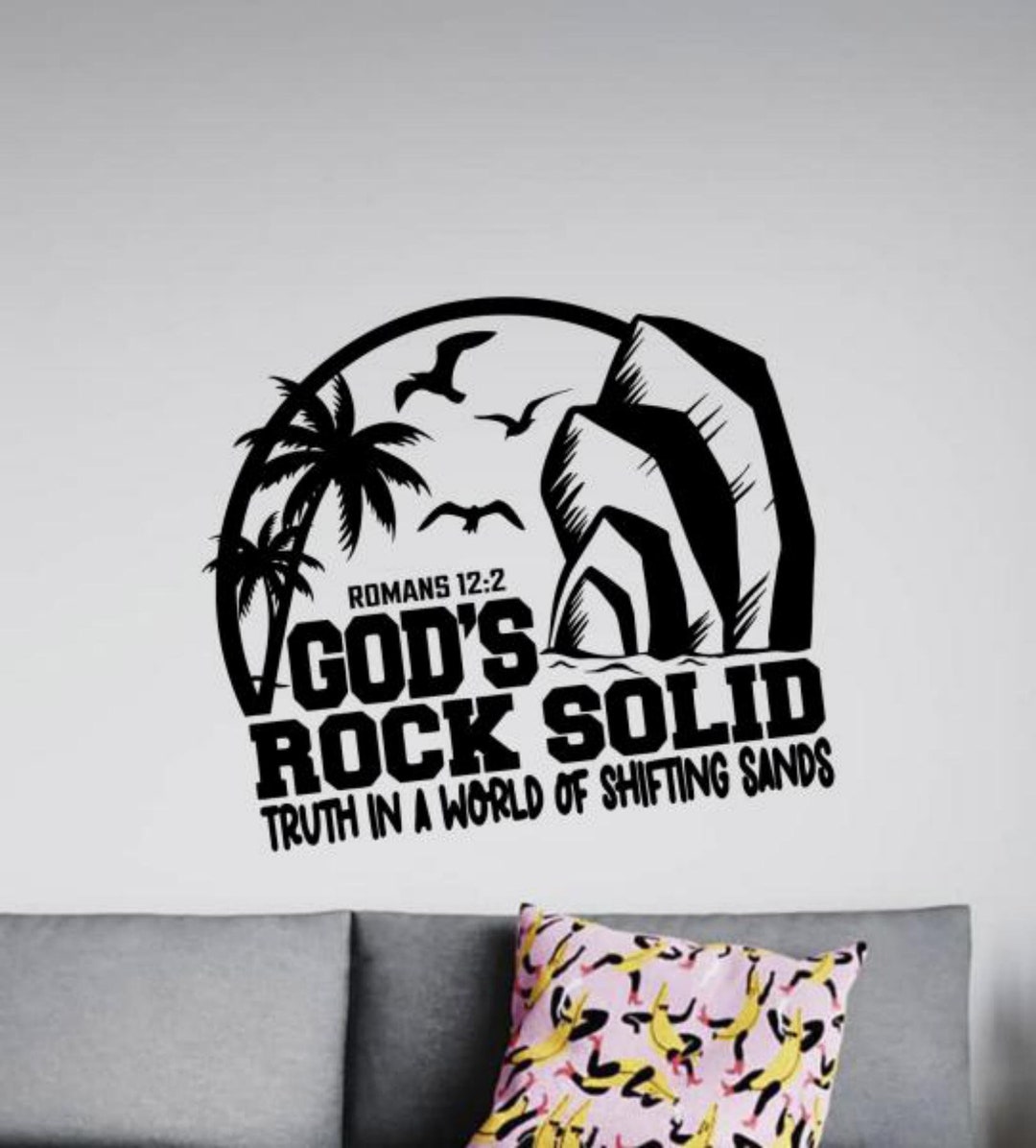God's Rock Solid Truth in a World of Shifting Sands VBS Wall Decal ...