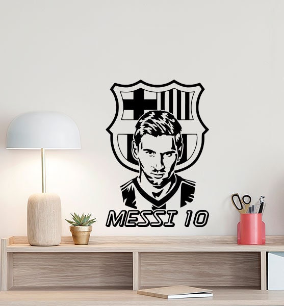 Lionel Messi Wall Decal 10 Sign Soccer Poster Sport Football Player ...