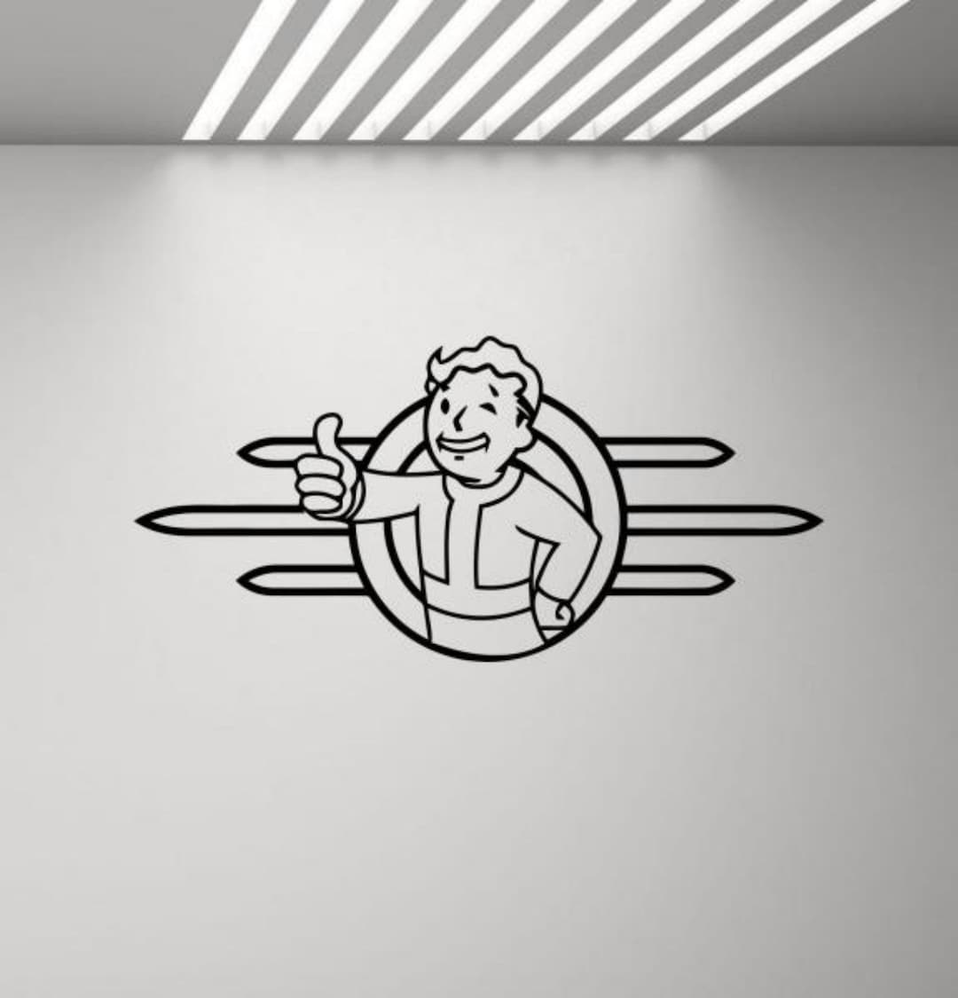 Vault Tec Boy Wall Decal Vinyl Sticker Wall Decor Sign Gift Wall Art ...