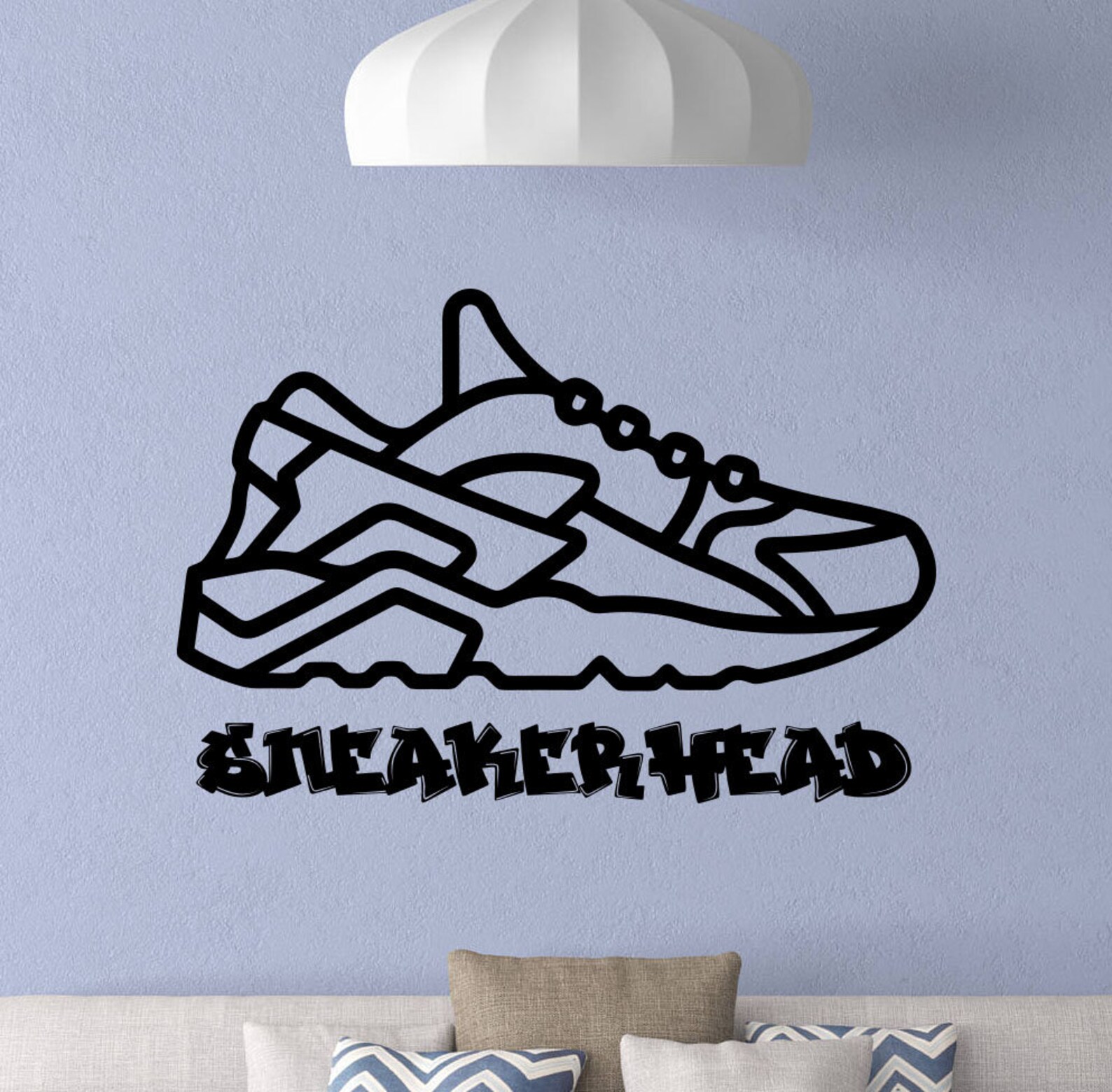 Sneakerhead Wall Decal Sneaker Head Gift Poster Sneakerhead Sign Teens ...