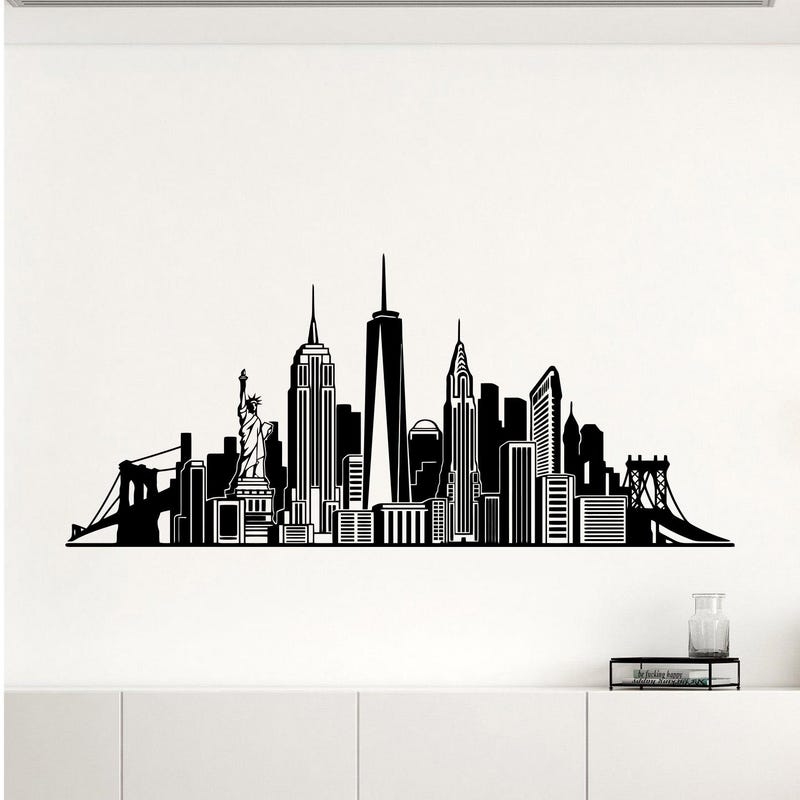 New York Wall Decal - Etsy