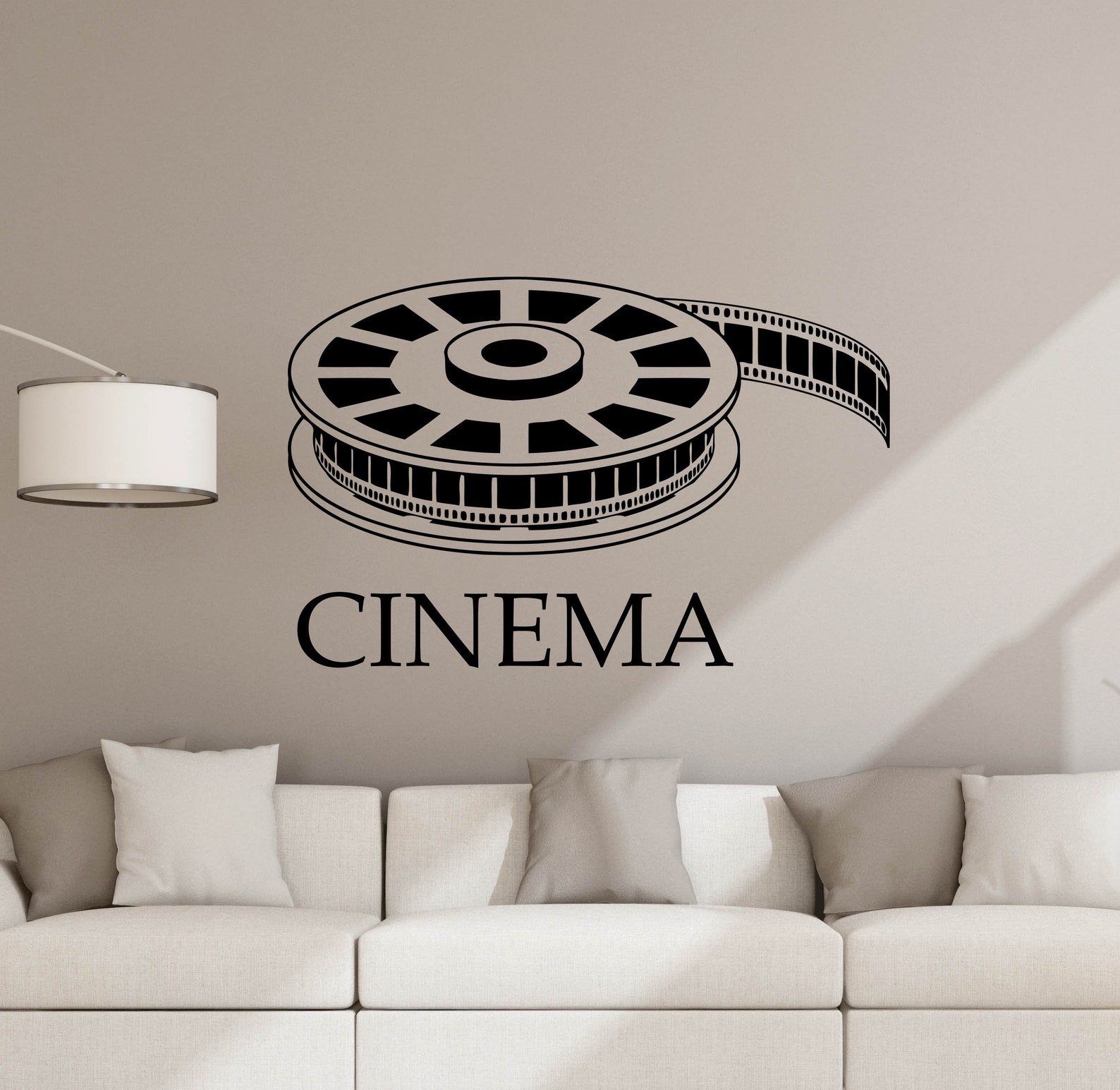 Cinema Wall Decal Movie Film Poster Home Theater Sign Quote - Etsy